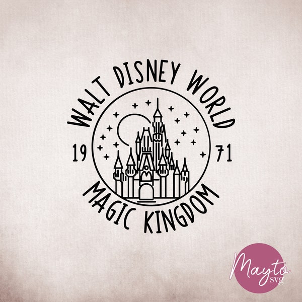 Magic Kingdom Svg - Etsy
