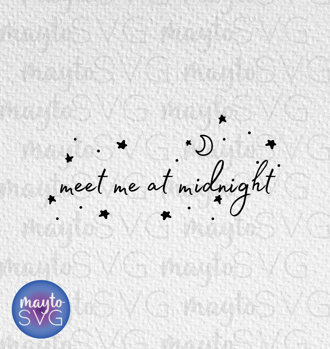 Meet Me at Midnight SVG, Swiftie Midnights Stars and Moon Eps Png Dxf ...