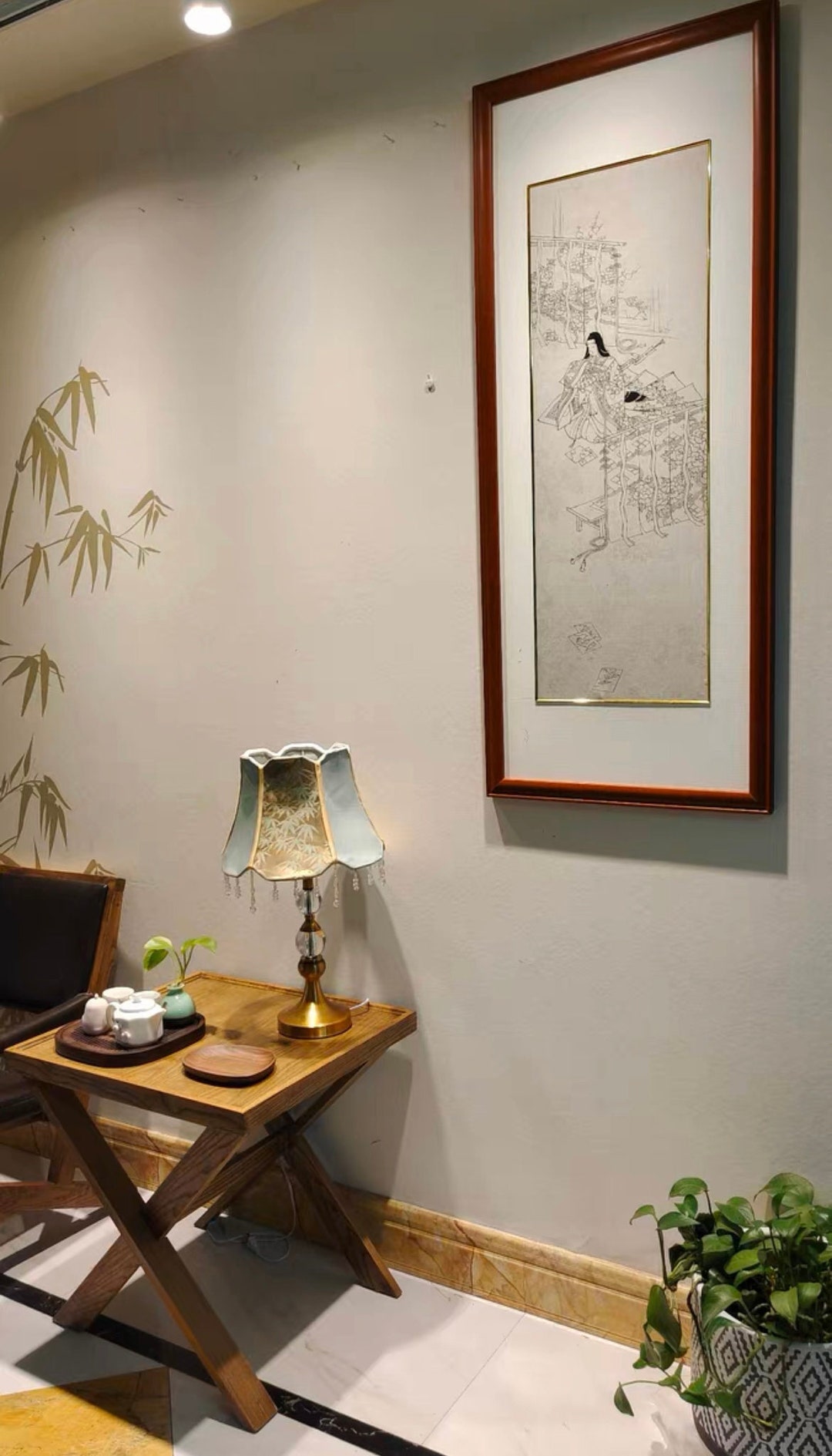 Japanese Framed Obi Wall Hangings, the Tale of Genji Obi, Japanese ...