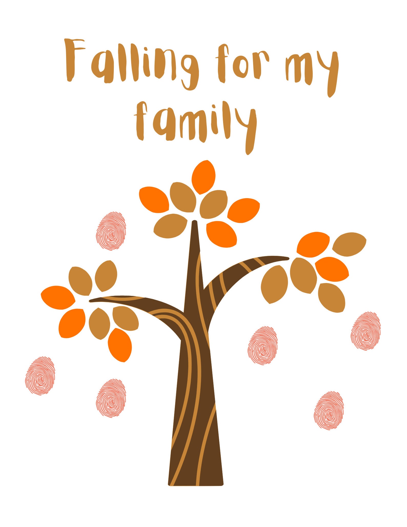 Fall Fingerprint Craft Bundle - Etsy