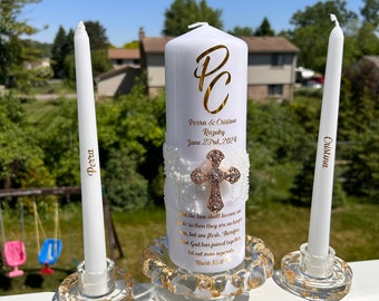 Wedding Unity Candle Set - Etsy