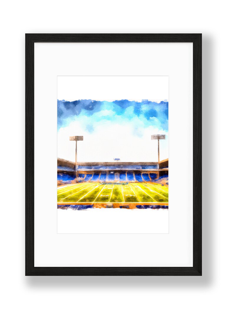Wildcats 4 PK BUNDLE Kroger Field Watercolor Art Print, Original ...