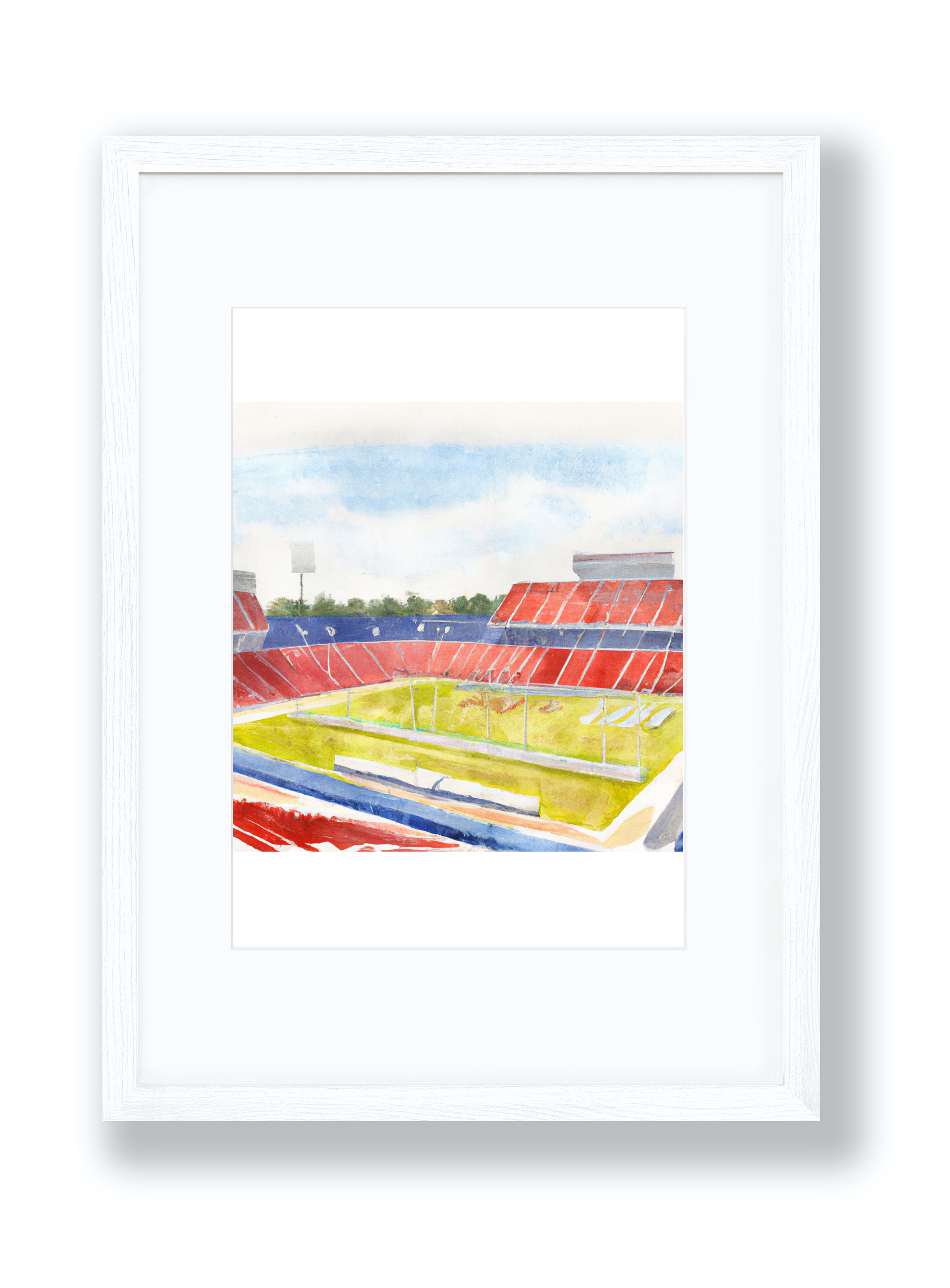Ole Miss Vaught Hemingway Watercolor Art Print Original - Etsy