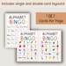 Alphabet Bingo Cards Printable ABC Bingo Alphabet Game Kindergarten ...
