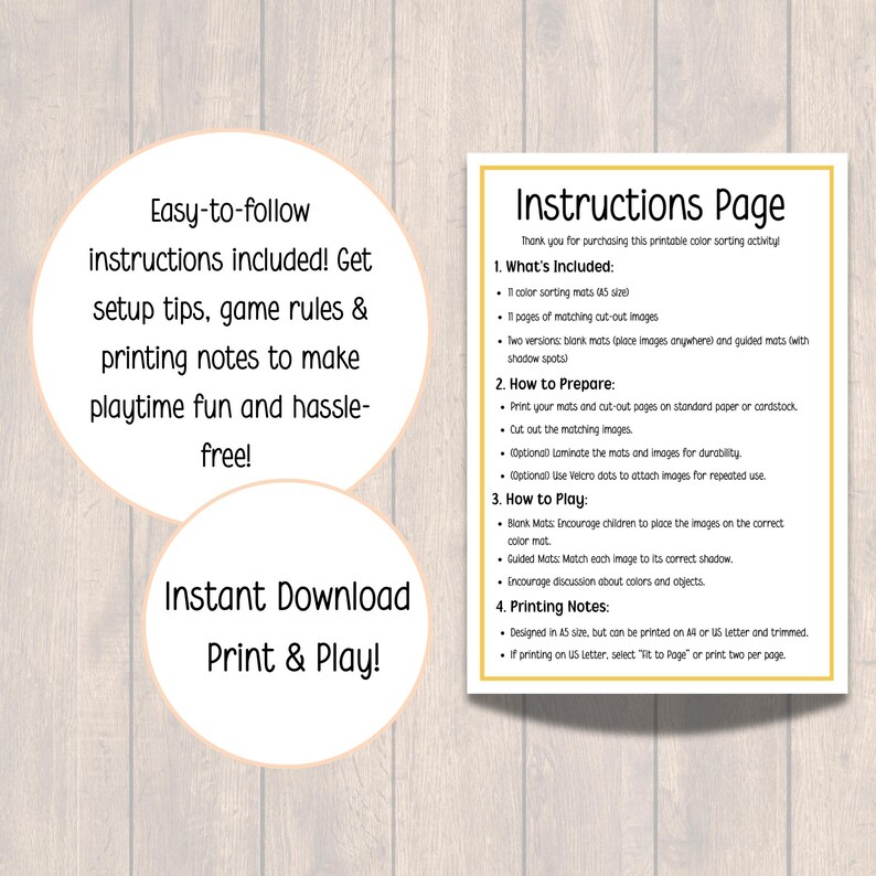 Color Sorting Activity Montessori Color Matching Learning Colors ...