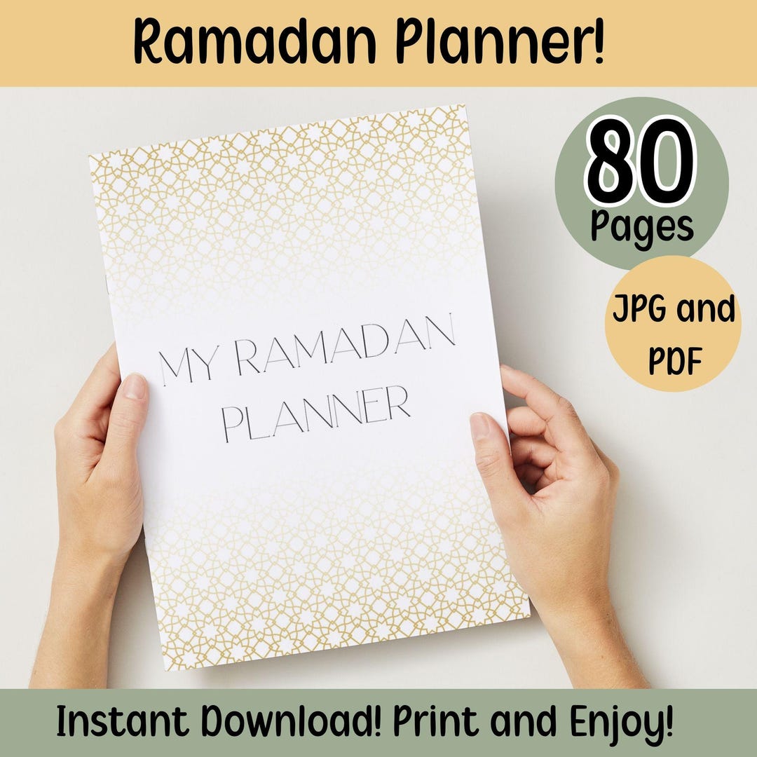 Ramadan 2025 Journal Planner Juz Amma Tracker Islamic Journal Prayer ...