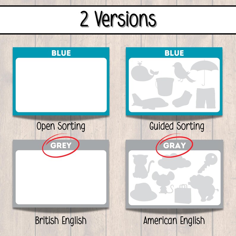 Color Sorting Activity Montessori Color Matching Learning Colors ...