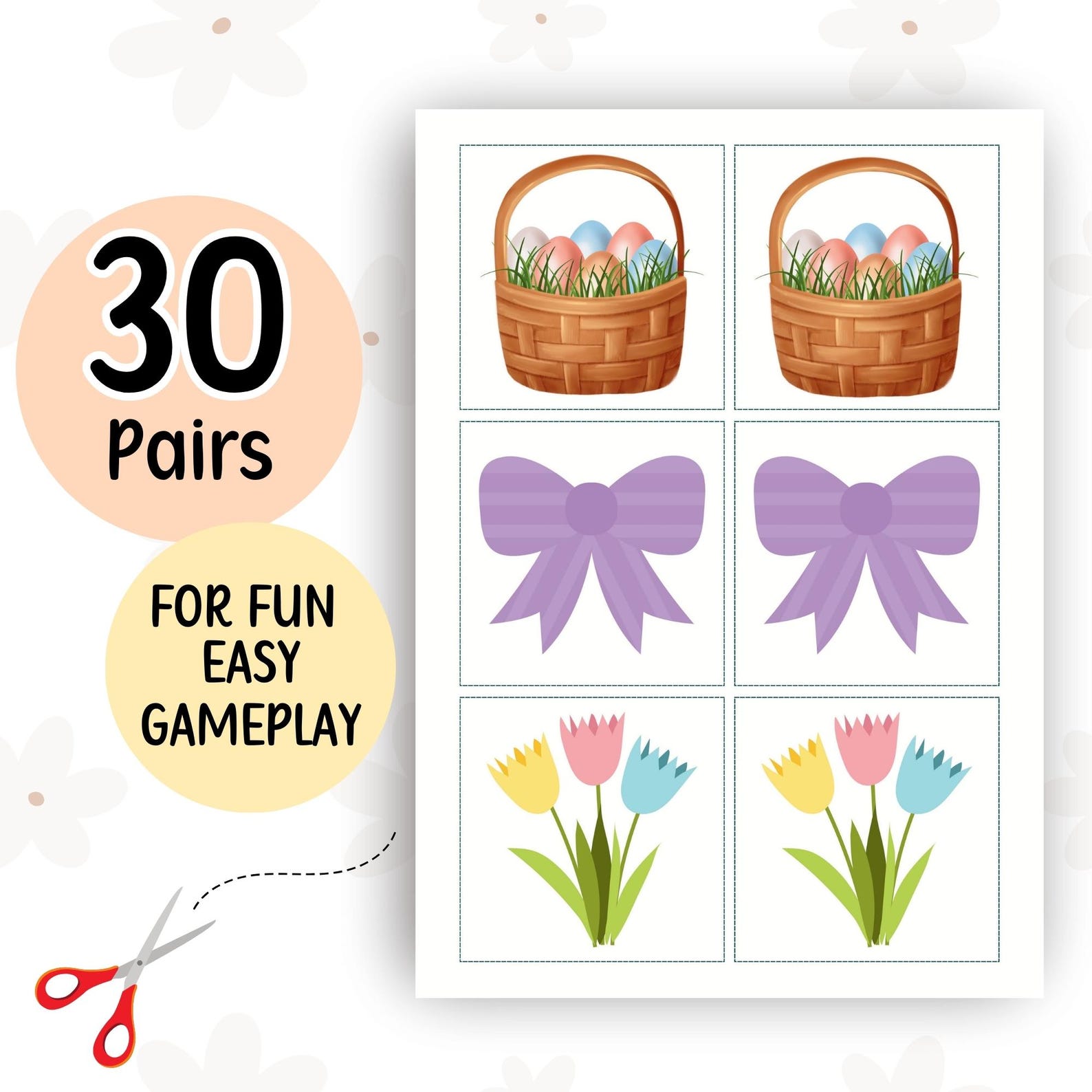Easter Matching Game Easter Activities Printable Easter Games Easter ...