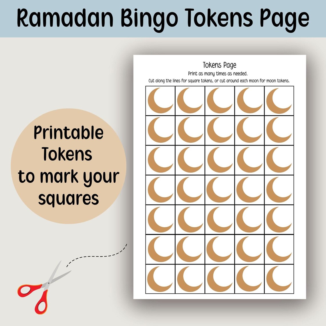 Ramadan Bingo Cards Printable Homeschool Ramadan Activity Kids and ...