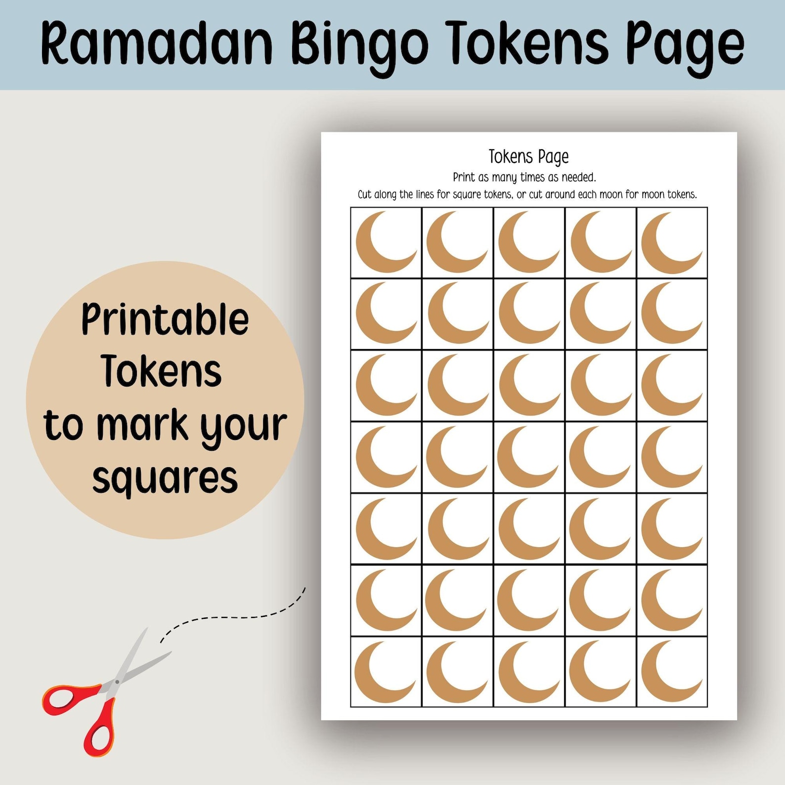 Ramadan Bingo Cards Printable Homeschool Ramadan Activity Kids and ...