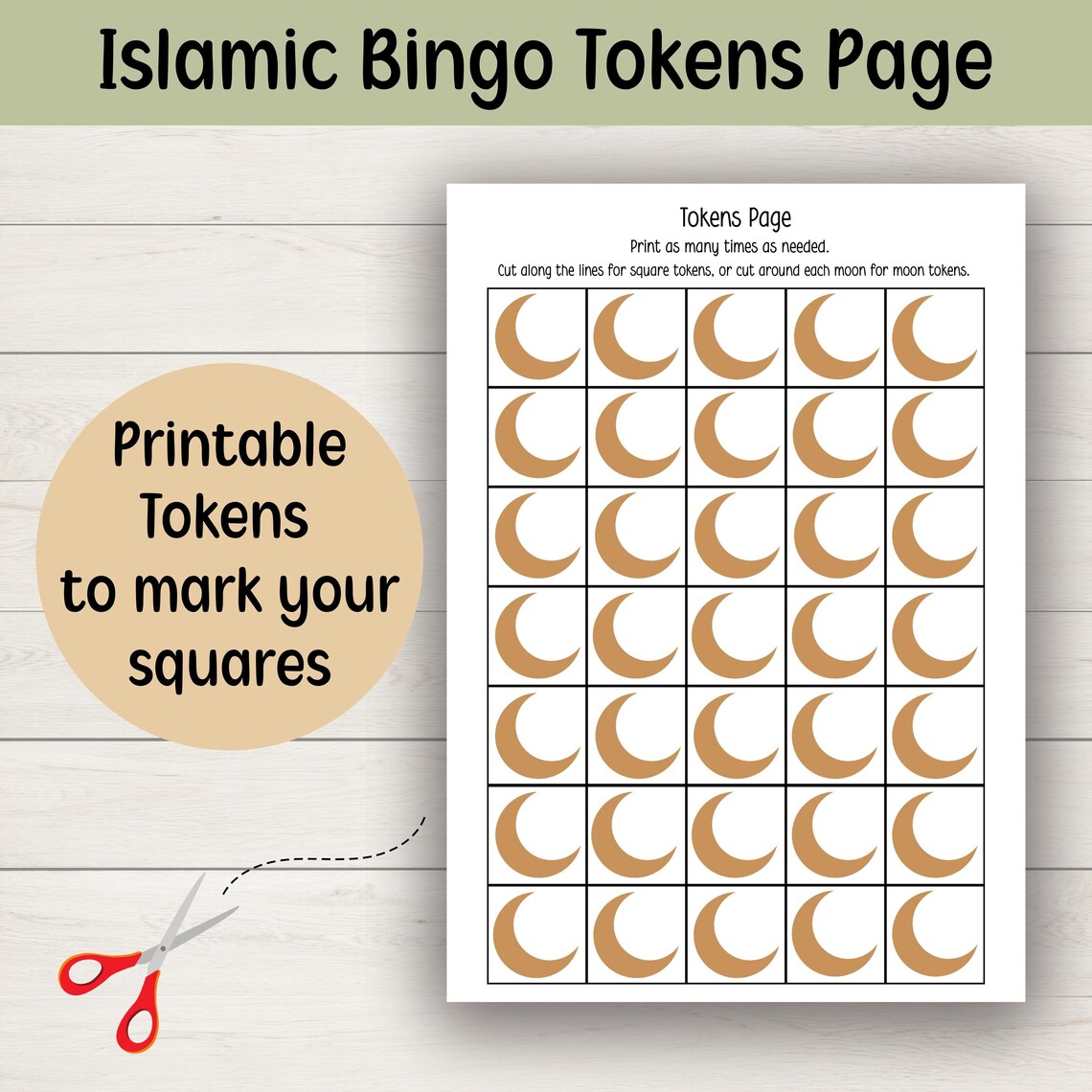 Islamic Bingo Cards Printable Homeschool Islam Activity Kids and Adult ...