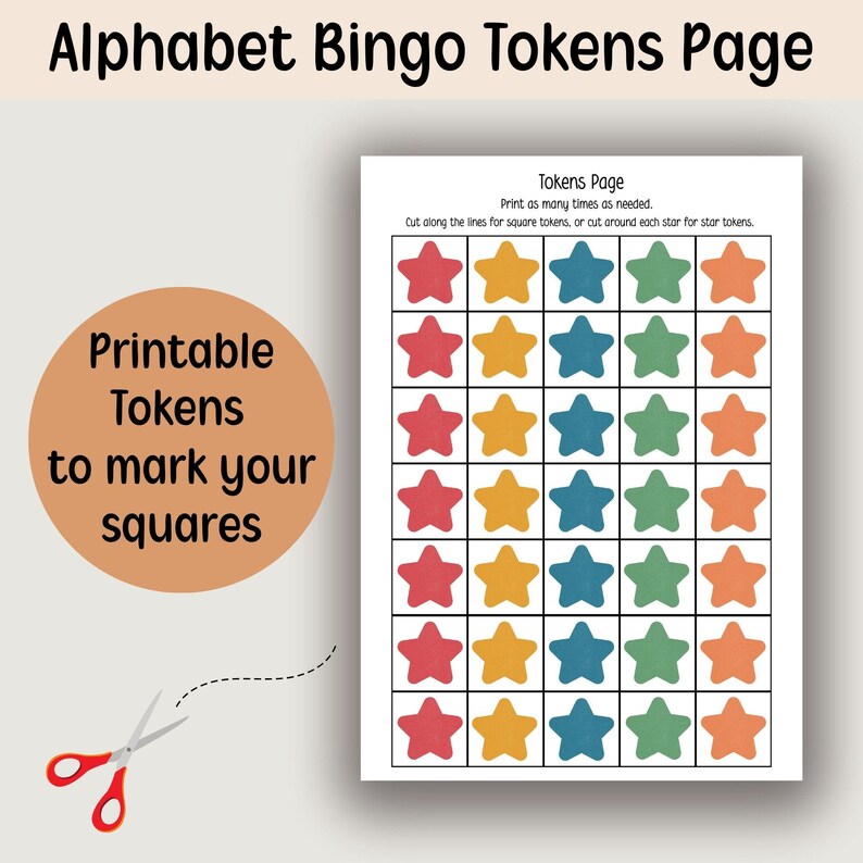 Alphabet Bingo Cards Printable ABC Bingo Alphabet Game Kindergarten ...