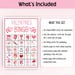 Valentines Day Bingo Cards Printable Classroom Valentines Activity Kids ...