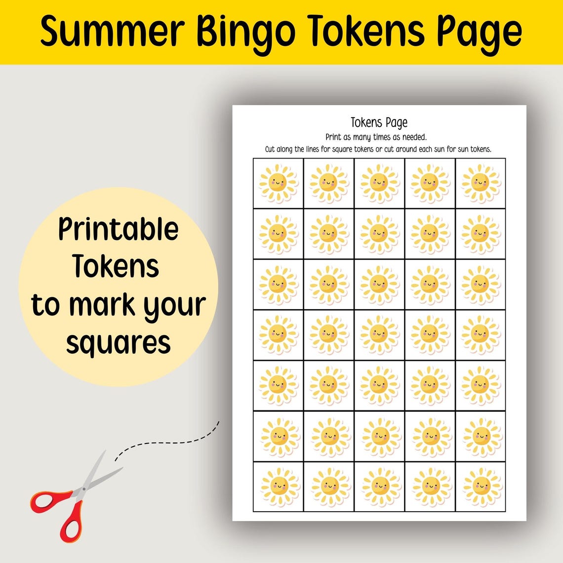 Summer Bingo Cards Printable Summer Activity Kids and Adult Summer ...