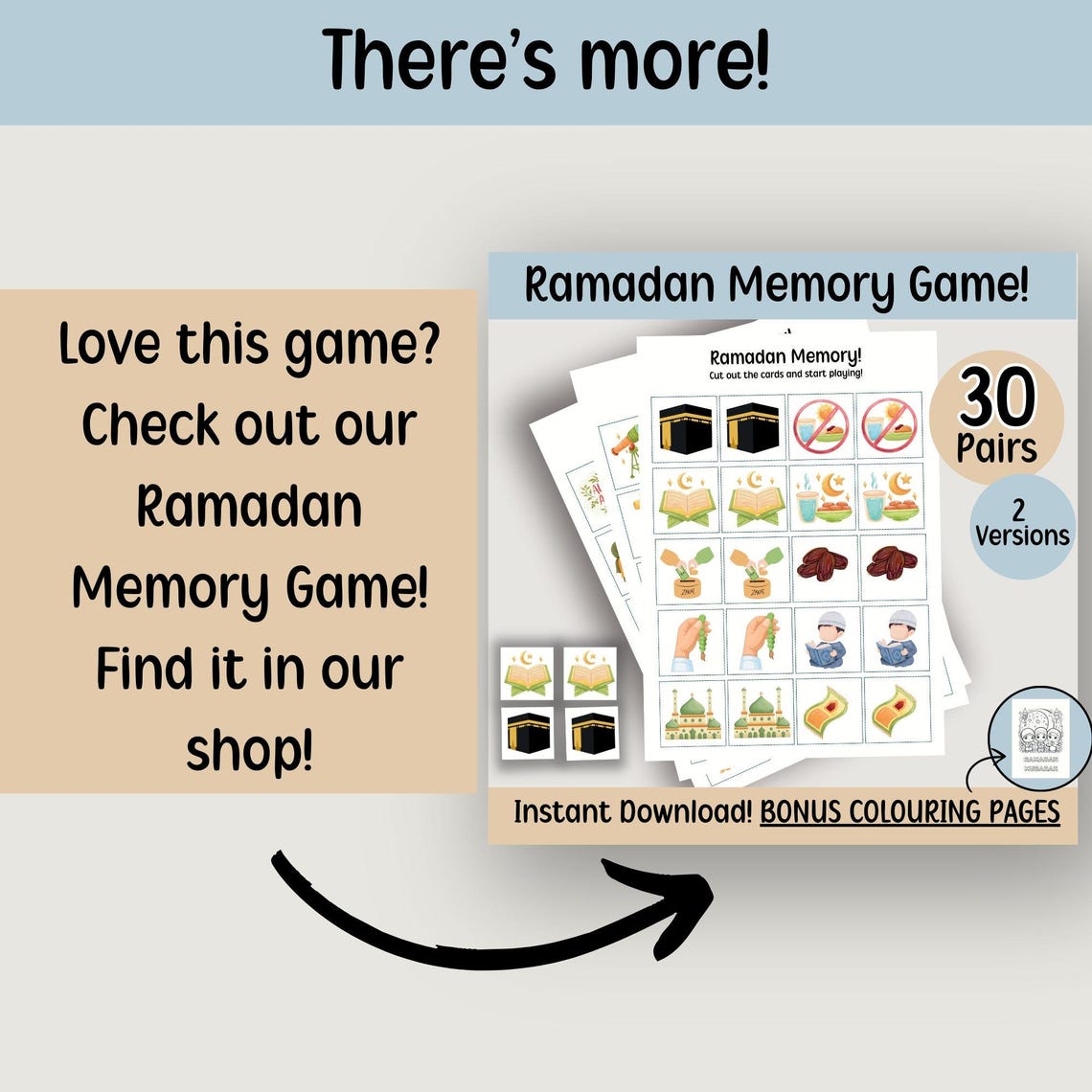 Ramadan Bingo Cards Printable Homeschool Ramadan Activity Kids and ...