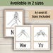 Auslan Alphabet Flashcards Auslan Alphabet Posters Sign Language ...