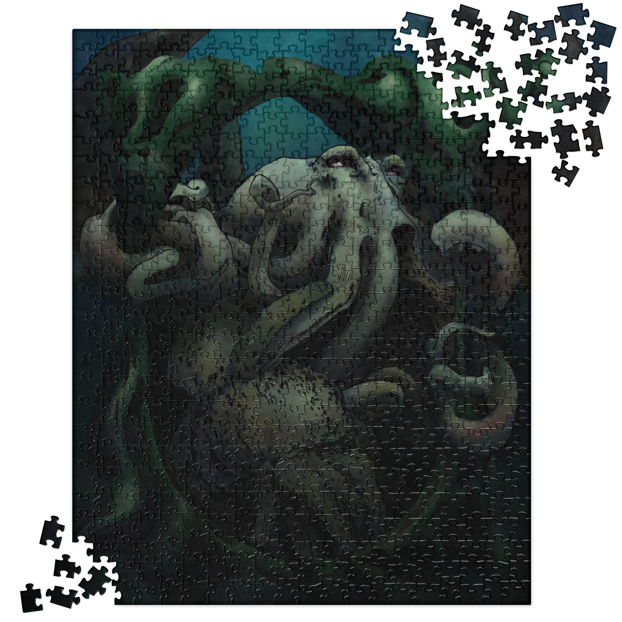 The Great Old One: Cthulhu Mythos Jigsaw Puzzle | Krakken | Occult ...