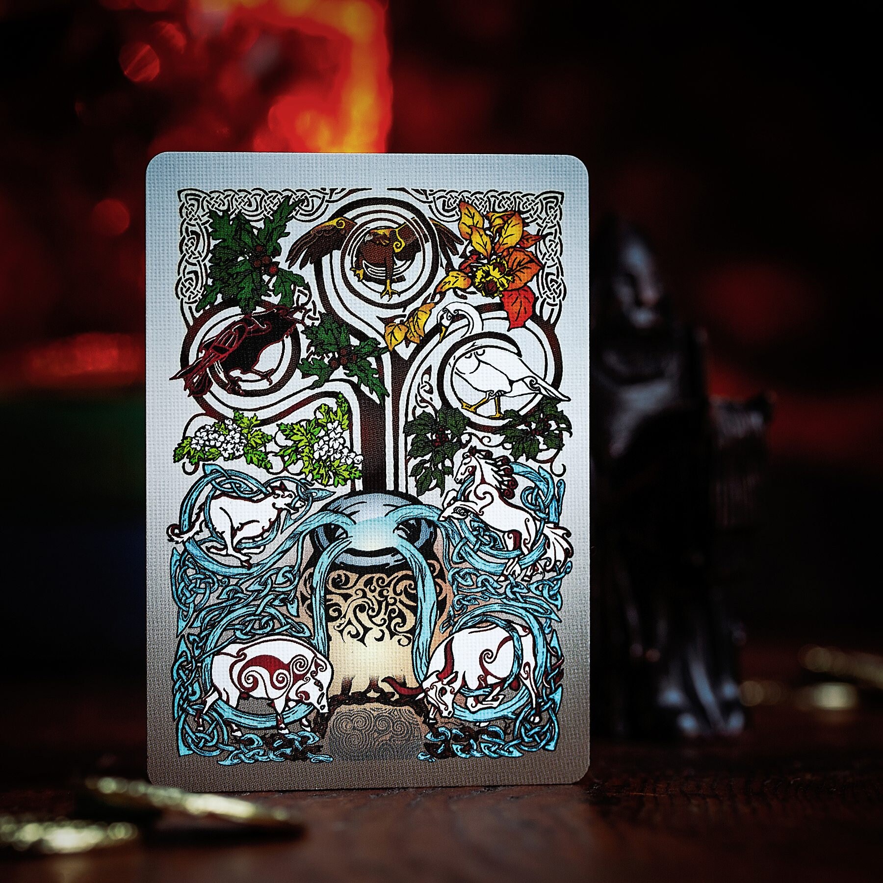 Luxury Celtic Poker Deck | Celtic Knot Playing Cards, - Etsy