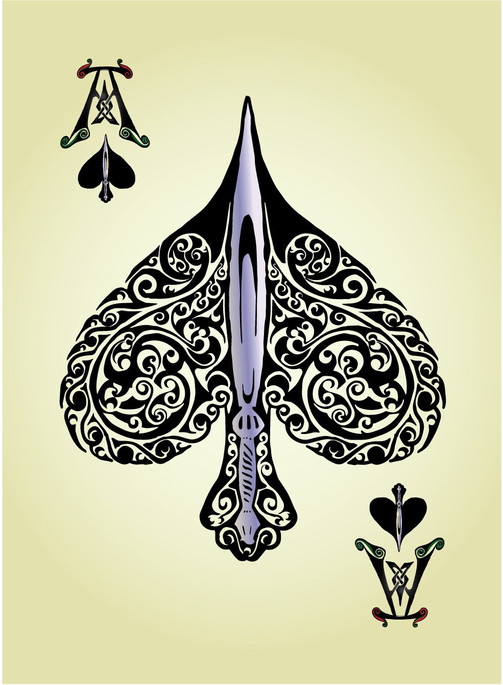 Luxury Celtic Poker Deck Celtic Knot Playing Cards - Etsy