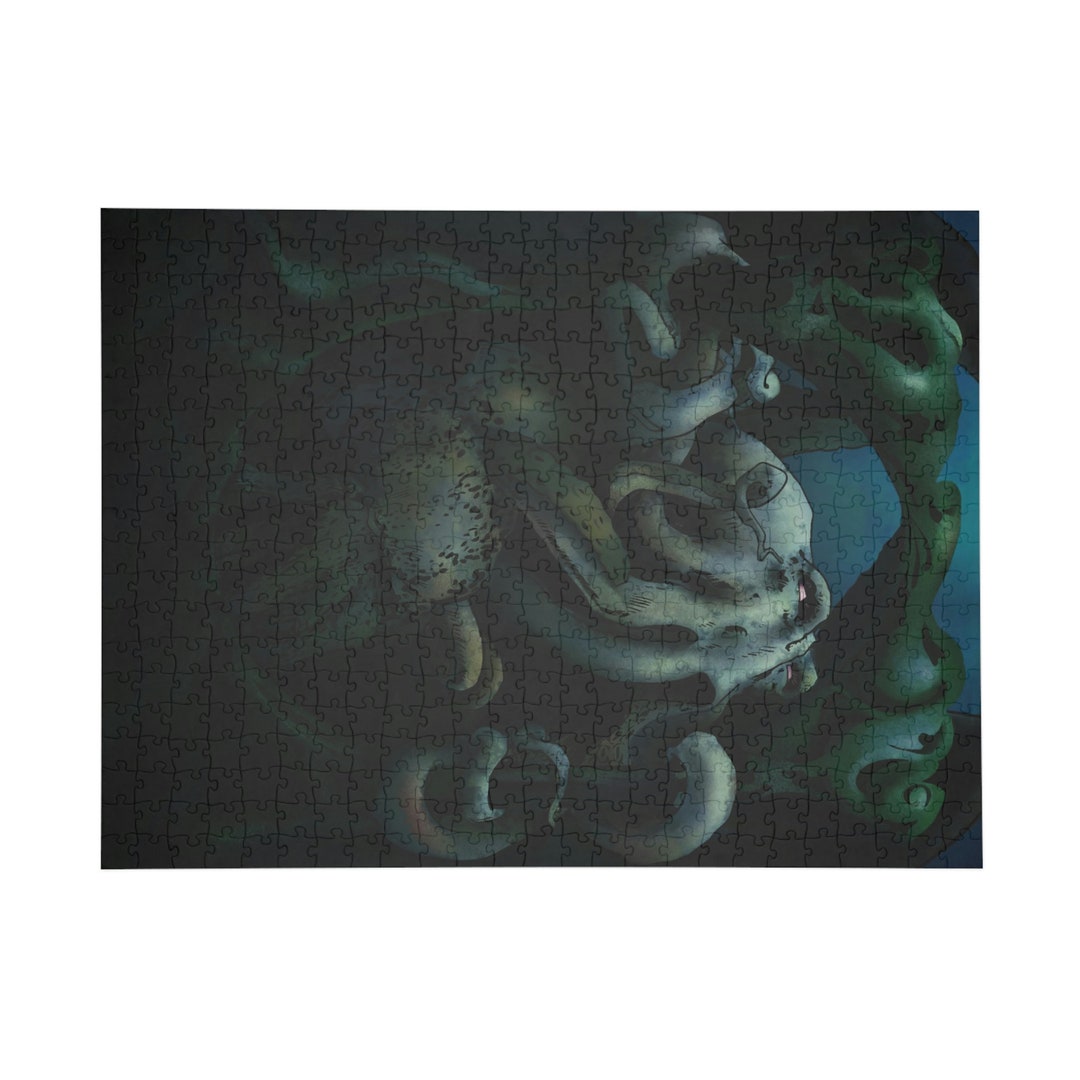 The Great Old One: Cthulhu Mythos Jigsaw Puzzle Krakken - Etsy