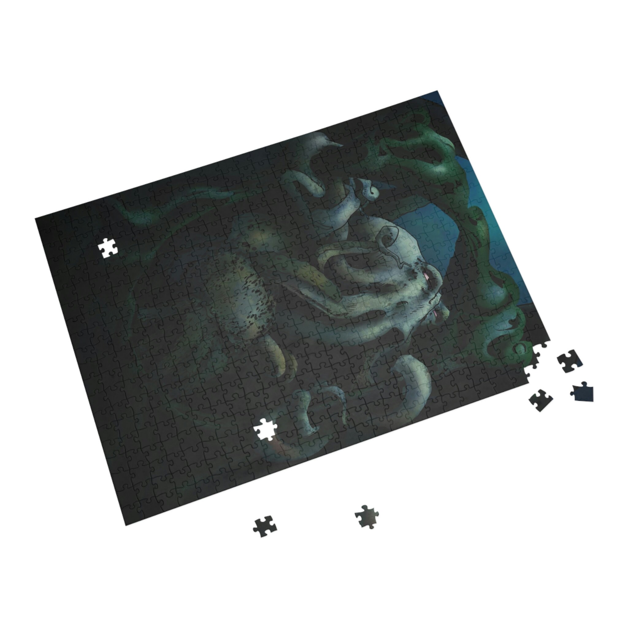 The Great Old One: Cthulhu Mythos Jigsaw Puzzle | Krakken | Occult ...