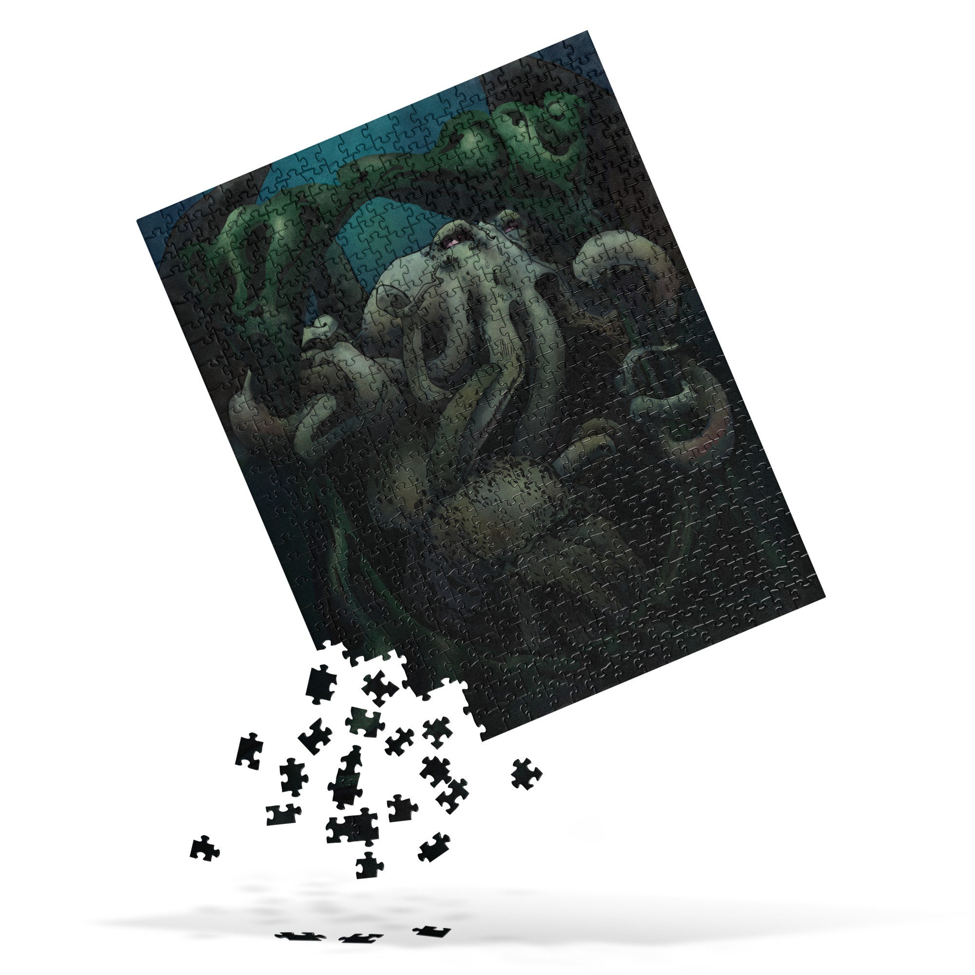 The Great Old One: Cthulhu Mythos Jigsaw Puzzle | Krakken | Occult ...