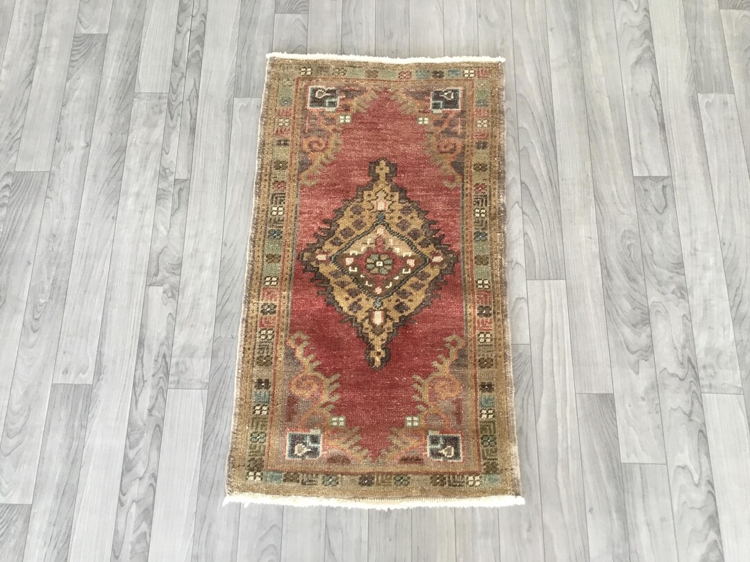 2x3 Small Rug, Faded Rug, Area Rug, Decorative Rug, Hand Knotted Rug ...