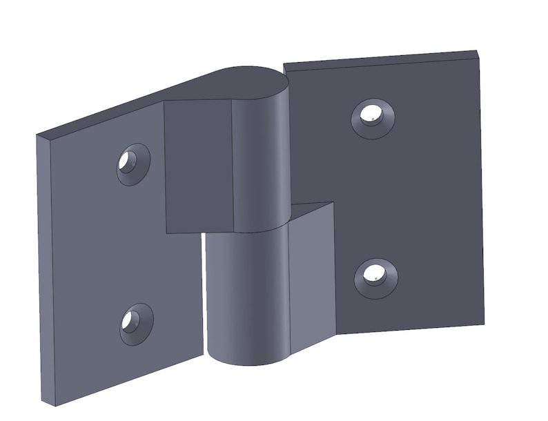 3d Printable Hinge STL File - Etsy