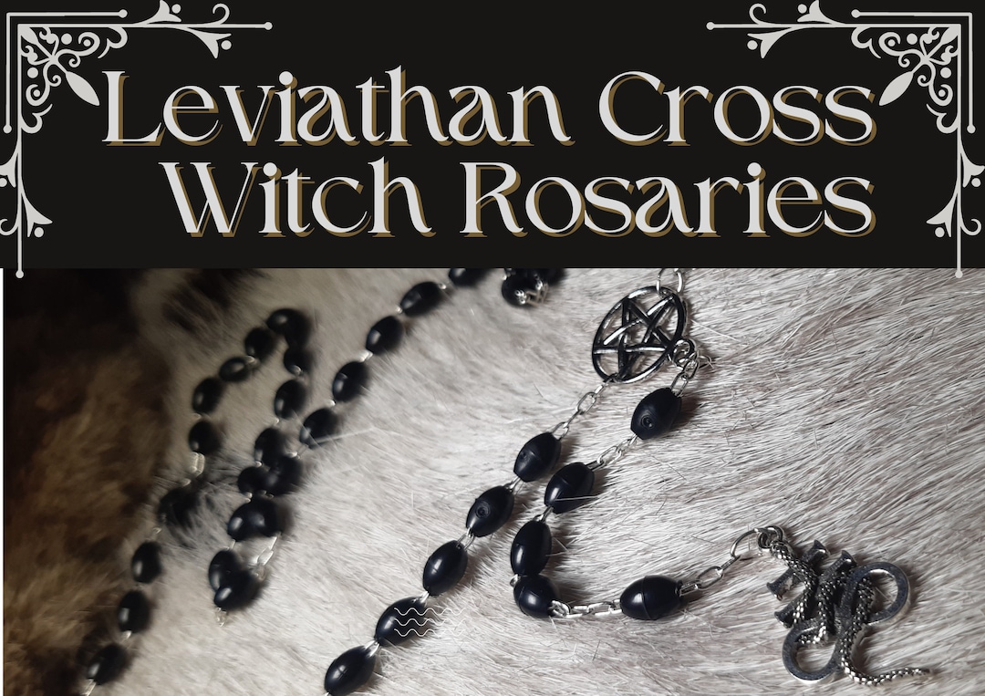 Witch Rosary Leviathan Cross Snake Alternative Goth Wiccan Pagan ...