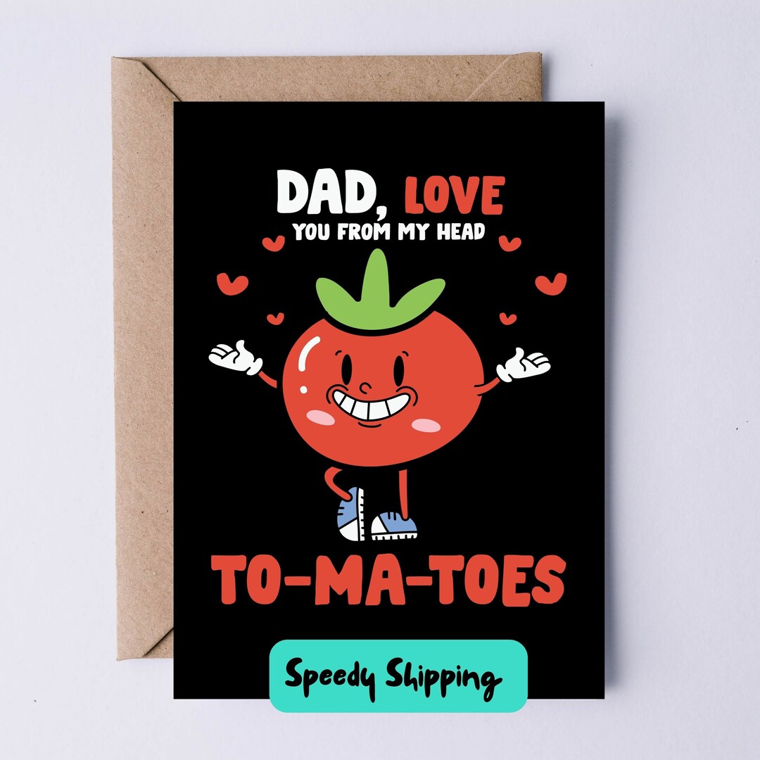 Father's Day Card | Birthday Card for Dad | Dad, Love You From My Head ...