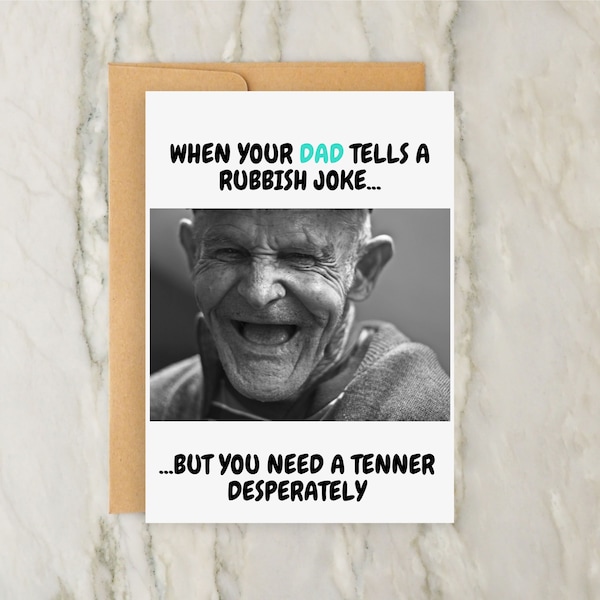 Rubbish Joke Birthday Card - Etsy
