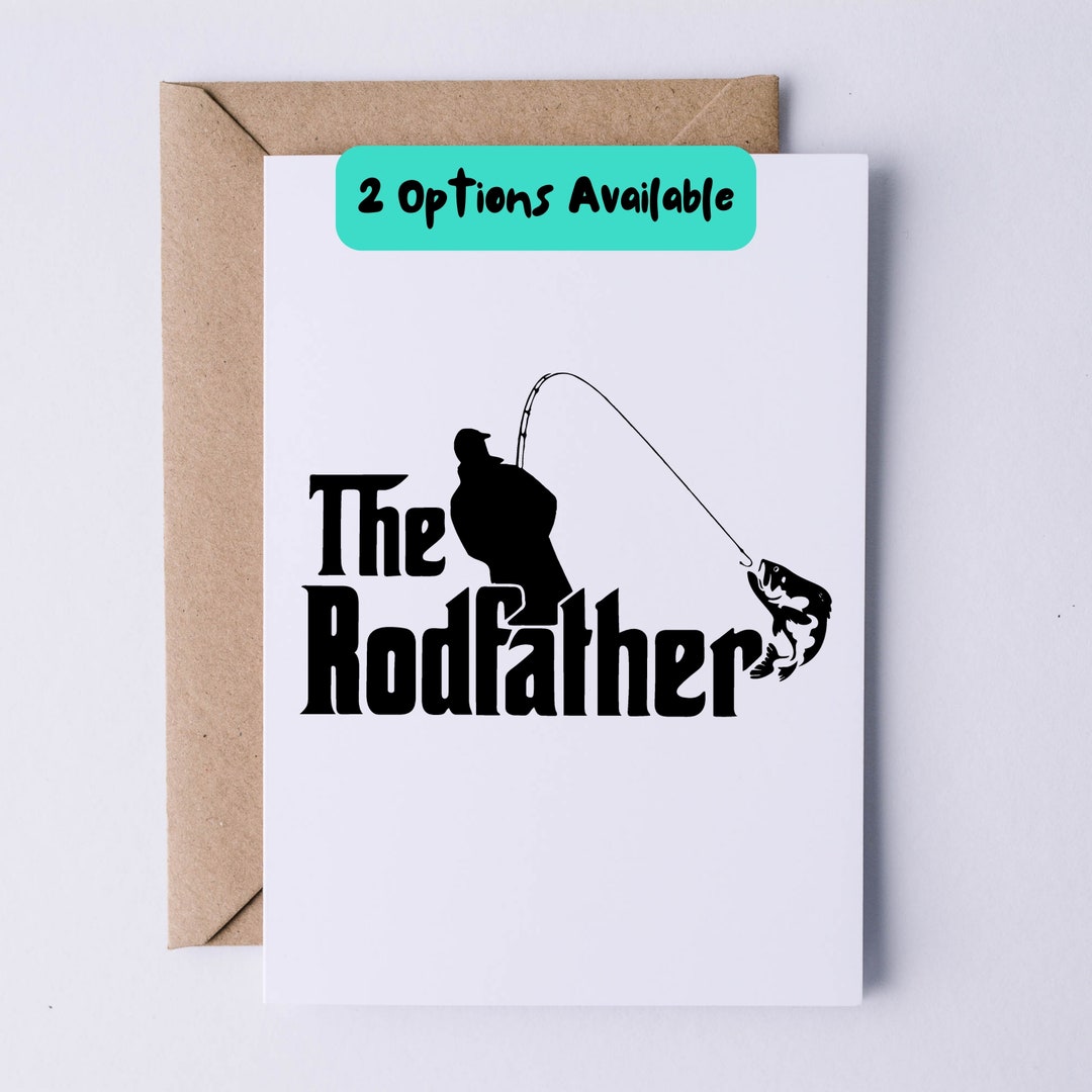 Father's Day Card | Birthday Card for Dad | Rod Father | Fishing Card ...