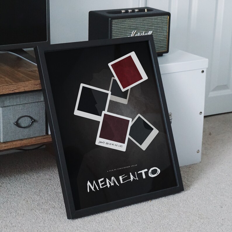 Memento Movie Poster Digital Download Minimalist Alternative - Etsy