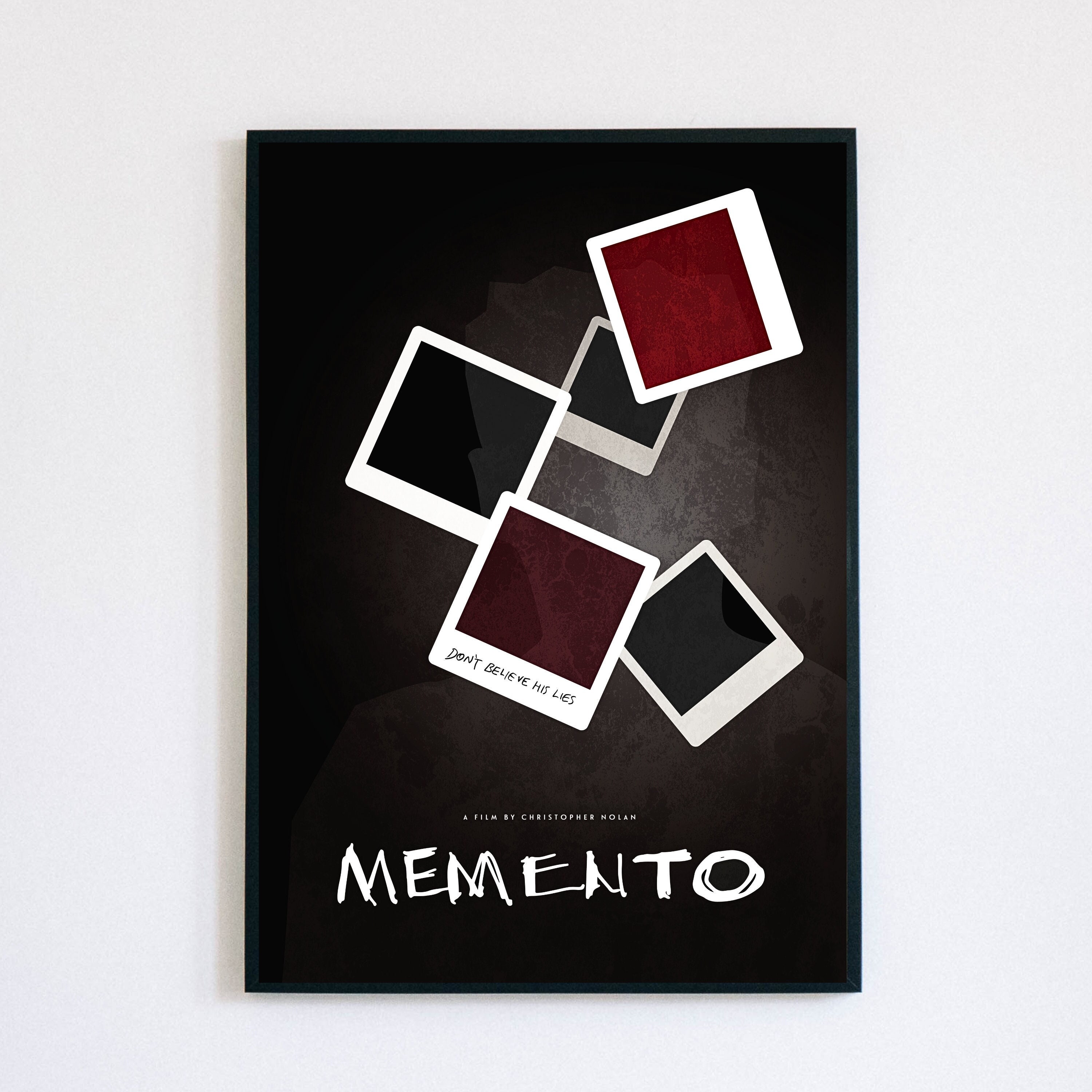 Memento Movie Poster Digital Download | Minimalist Alternative Film ...