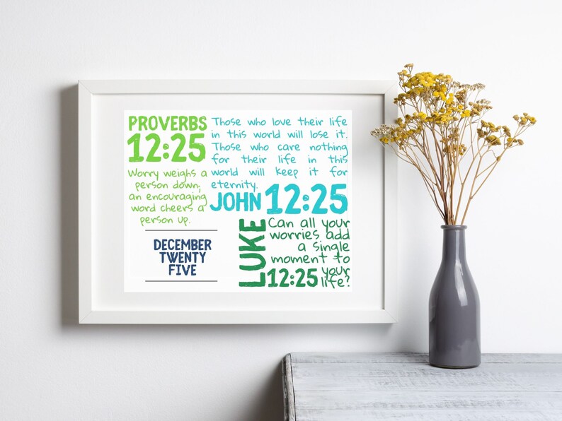 Birthday Bible Verses April 6 | Scripture Printable | Christian Wall ...