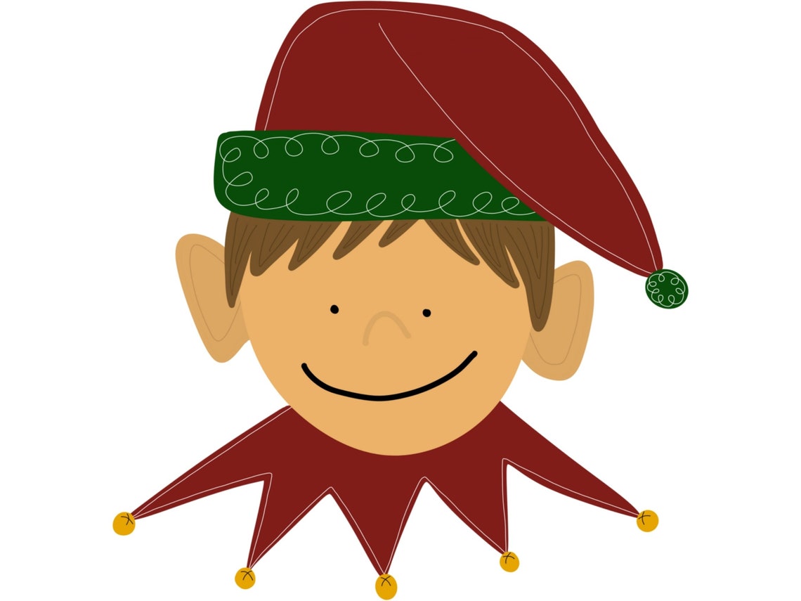 Hand-drawn Elf Pngs Elves Clipart, Christmas Png, Holiday Digital ...