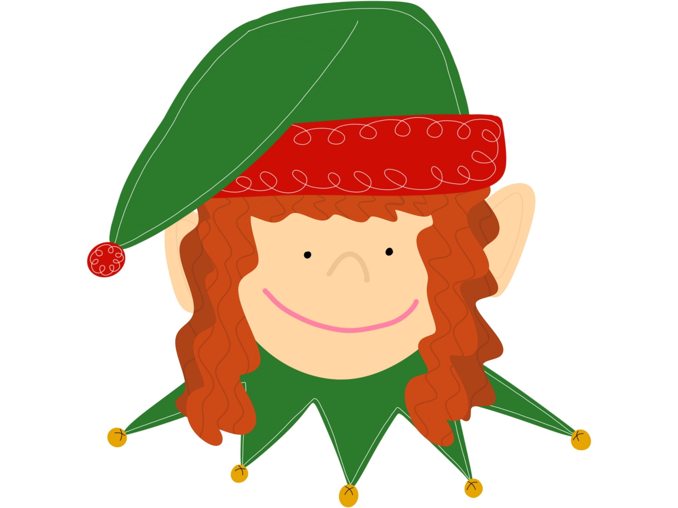 Hand-drawn Elf Pngs Elves Clipart, Christmas Png, Holiday Digital ...