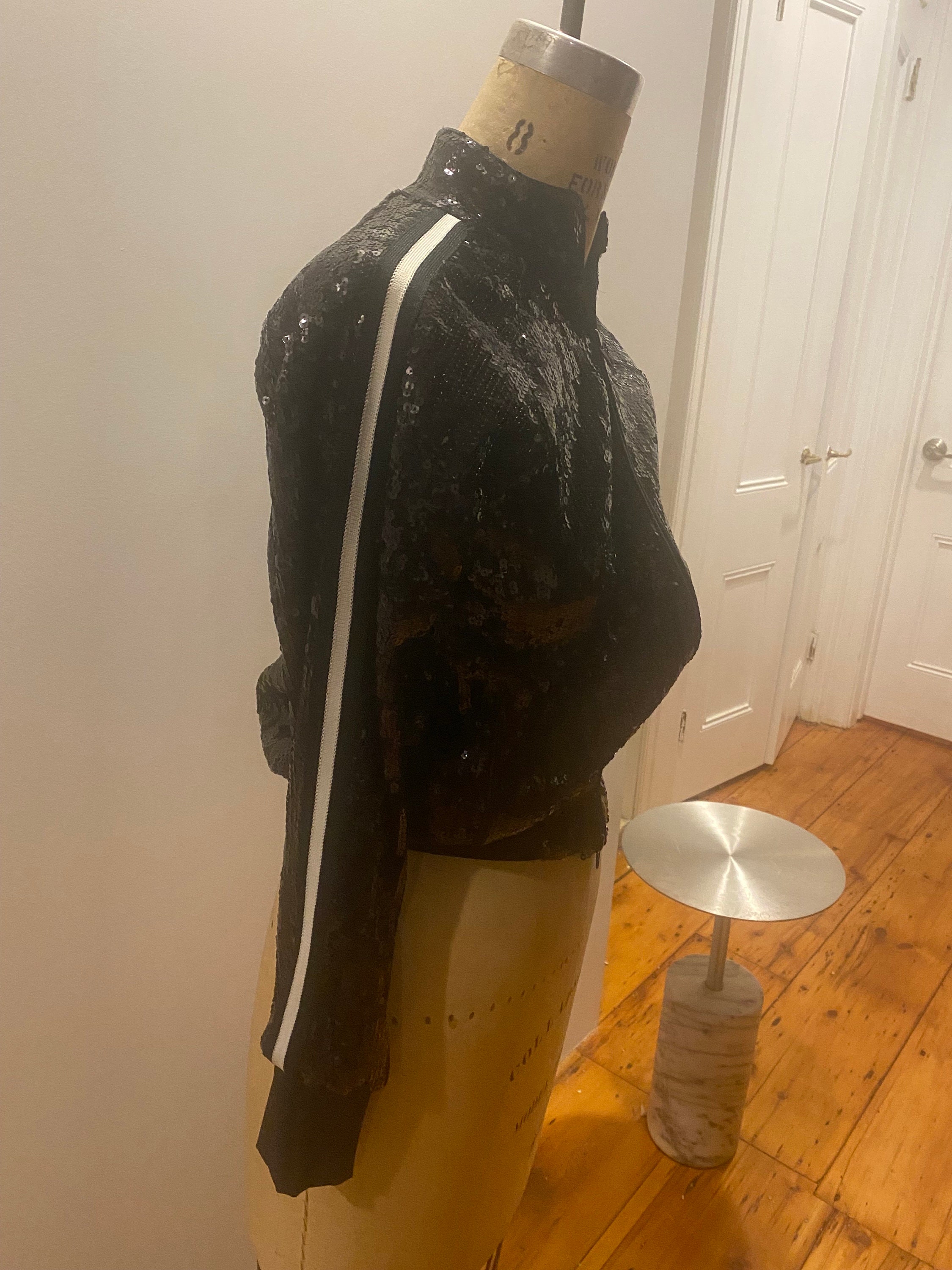 Vintage Sequin Athletic Bomber Jacket Inspired by Miro Designed by ...