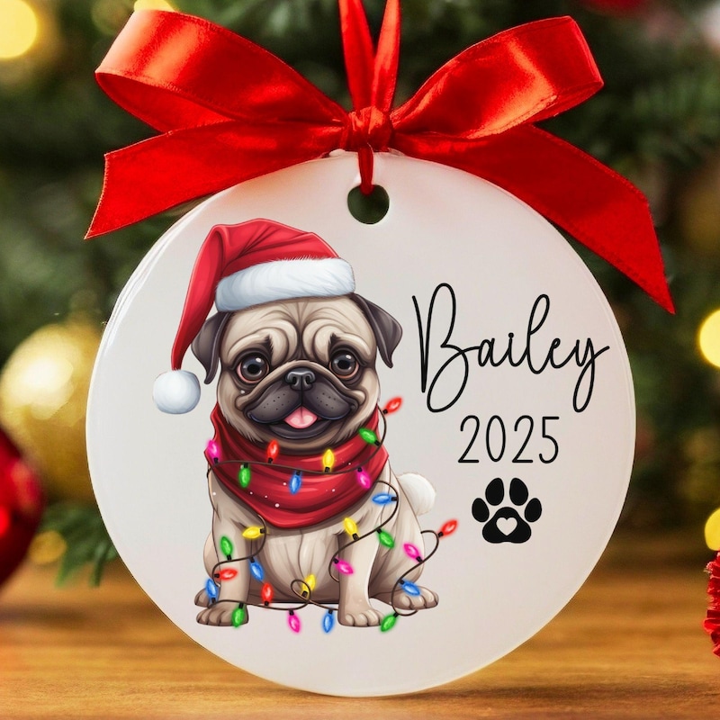 Pug Christmas - Etsy