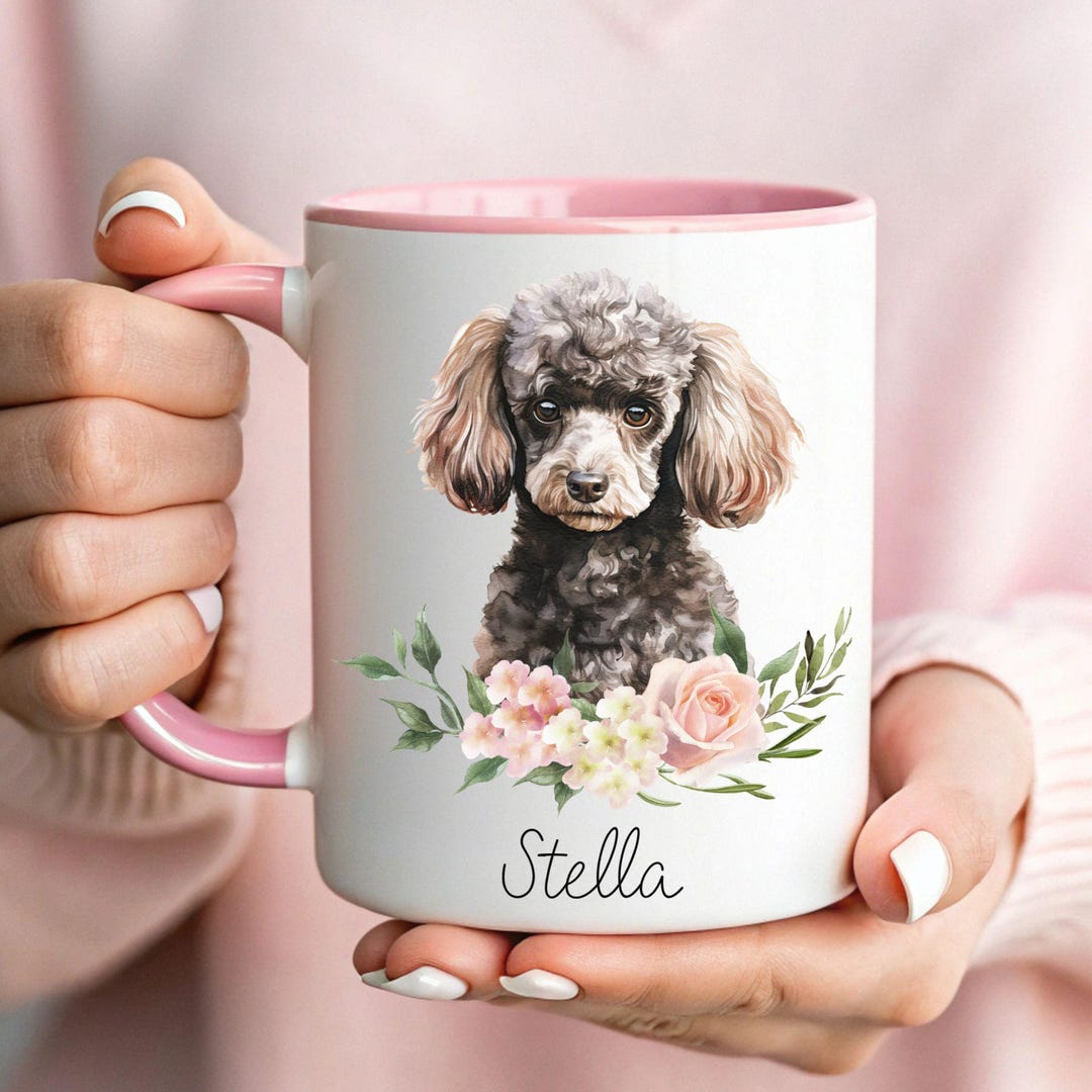 Toy Poodle Mug, Toy Poodle Gifts for Her, Poodle Mug Custom, Poodle ...