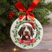 Custom German Wirehaired Pointer Christmas Ornament, Personalized ...