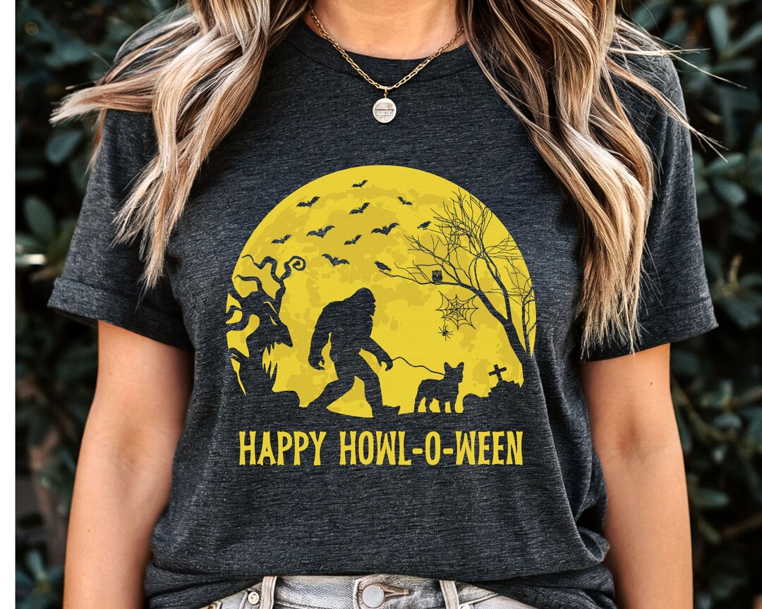 French Bulldog Halloween Shirt, Happy Howl-o-ween Shirt, French Bulldog ...