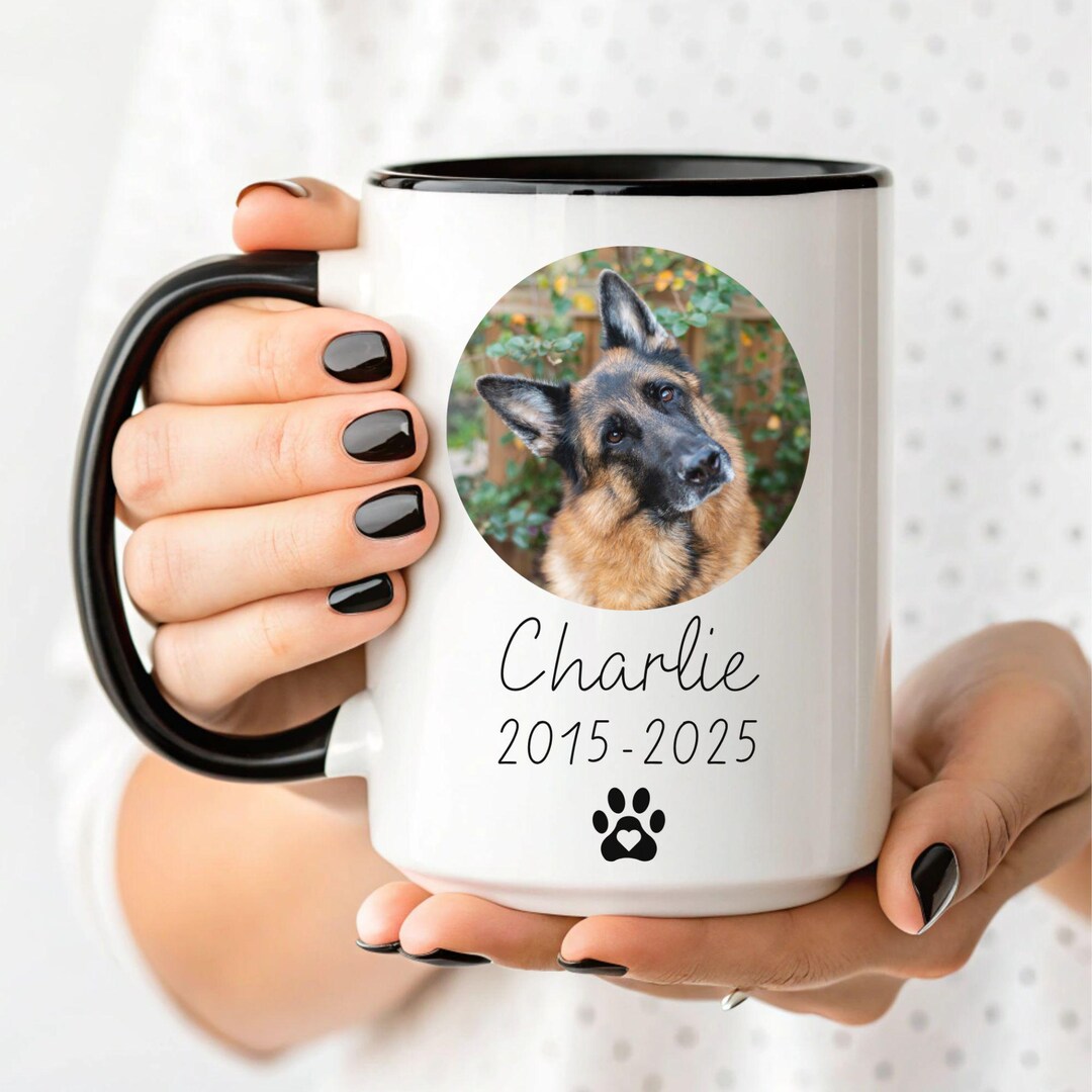 German Shepherd Memorial Mug, German Shepherd Memorial Gift, German ...