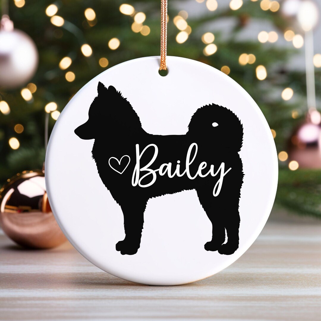 Custom Pomsky Ornament, Pomsky Christmas Ornament, Pomsky Memorial Gift ...