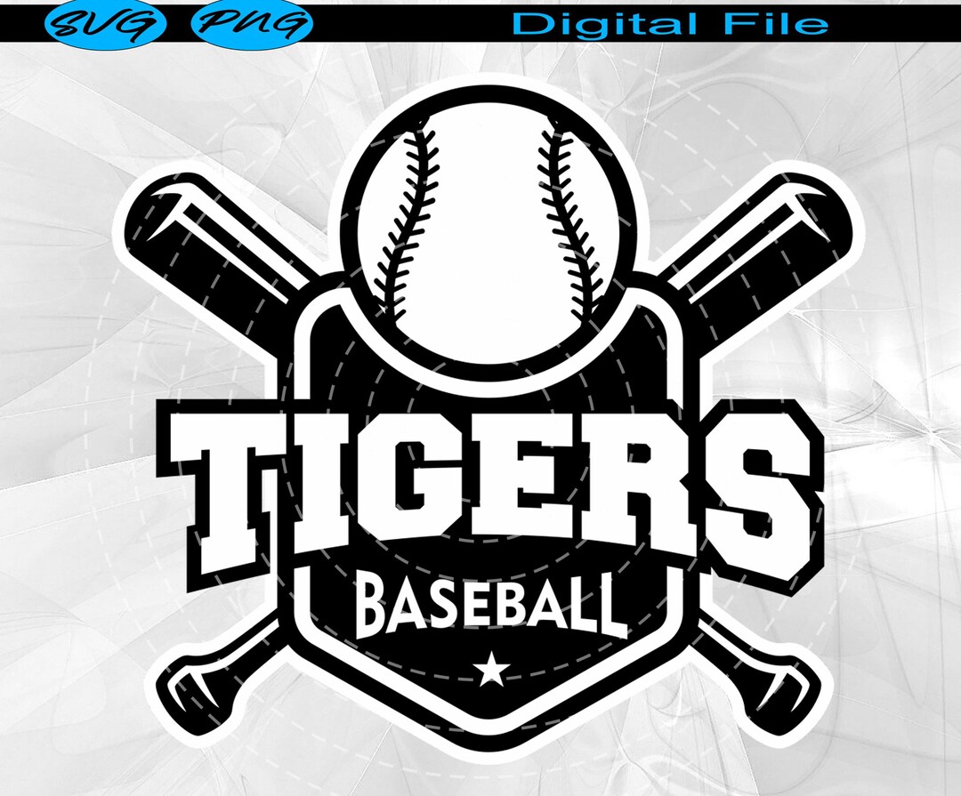 Tigers Baseball Svg - Etsy