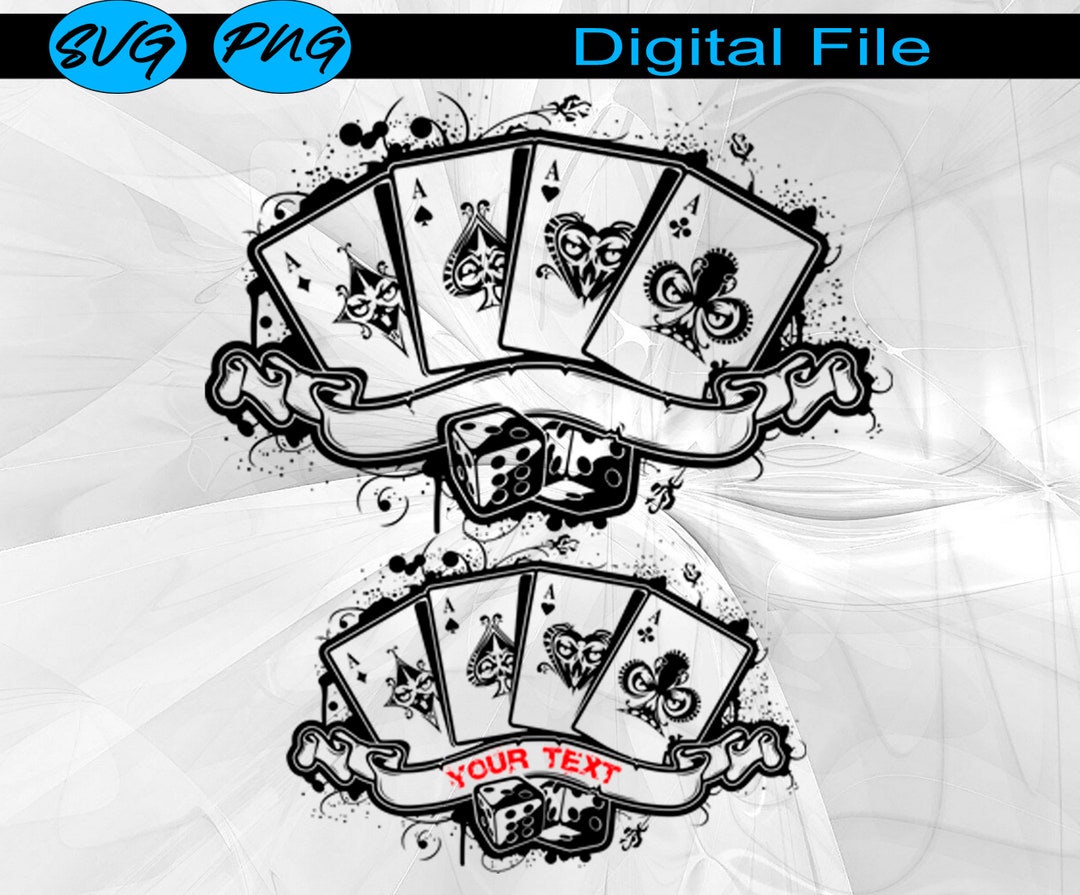 Playing Cards Svg - Etsy