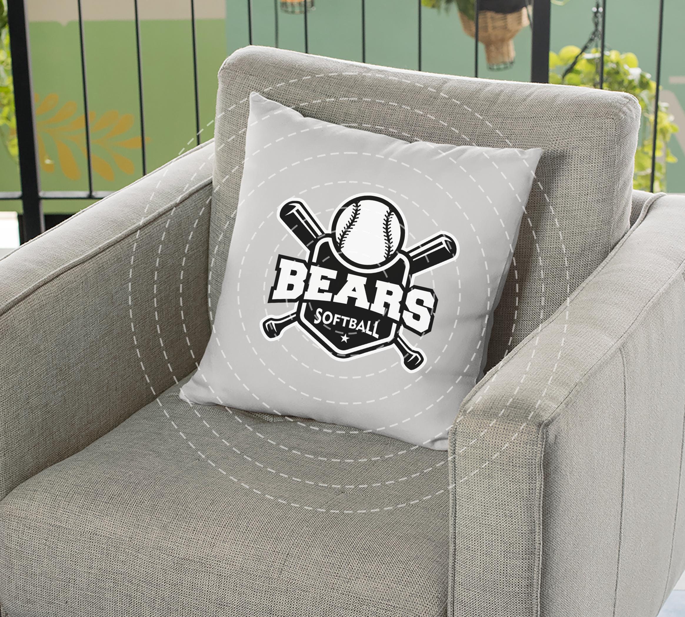 Bears Softball Svg - Etsy