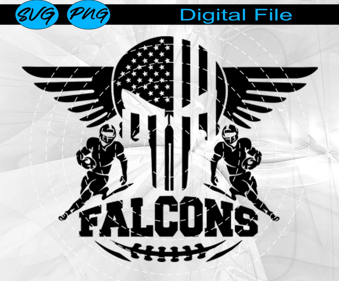 Falcons Football SVG - Etsy