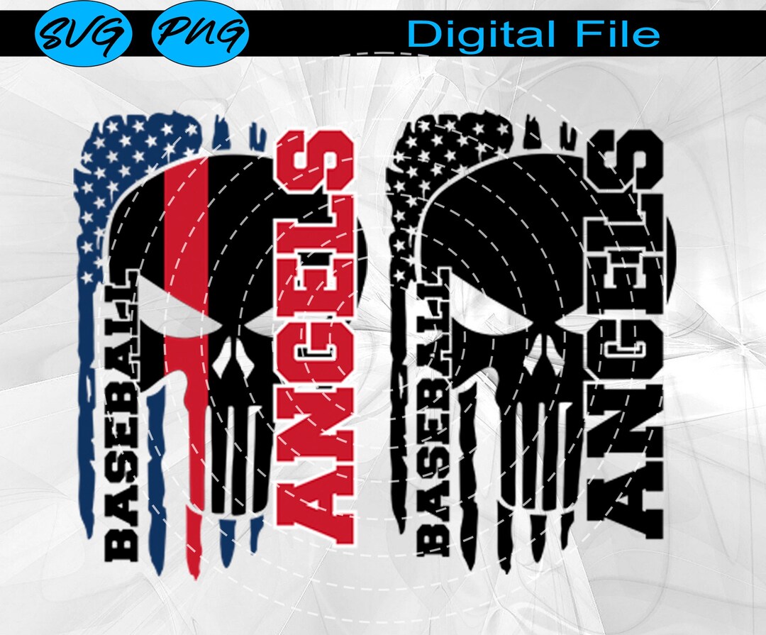 Angels Baseball SVG - Etsy