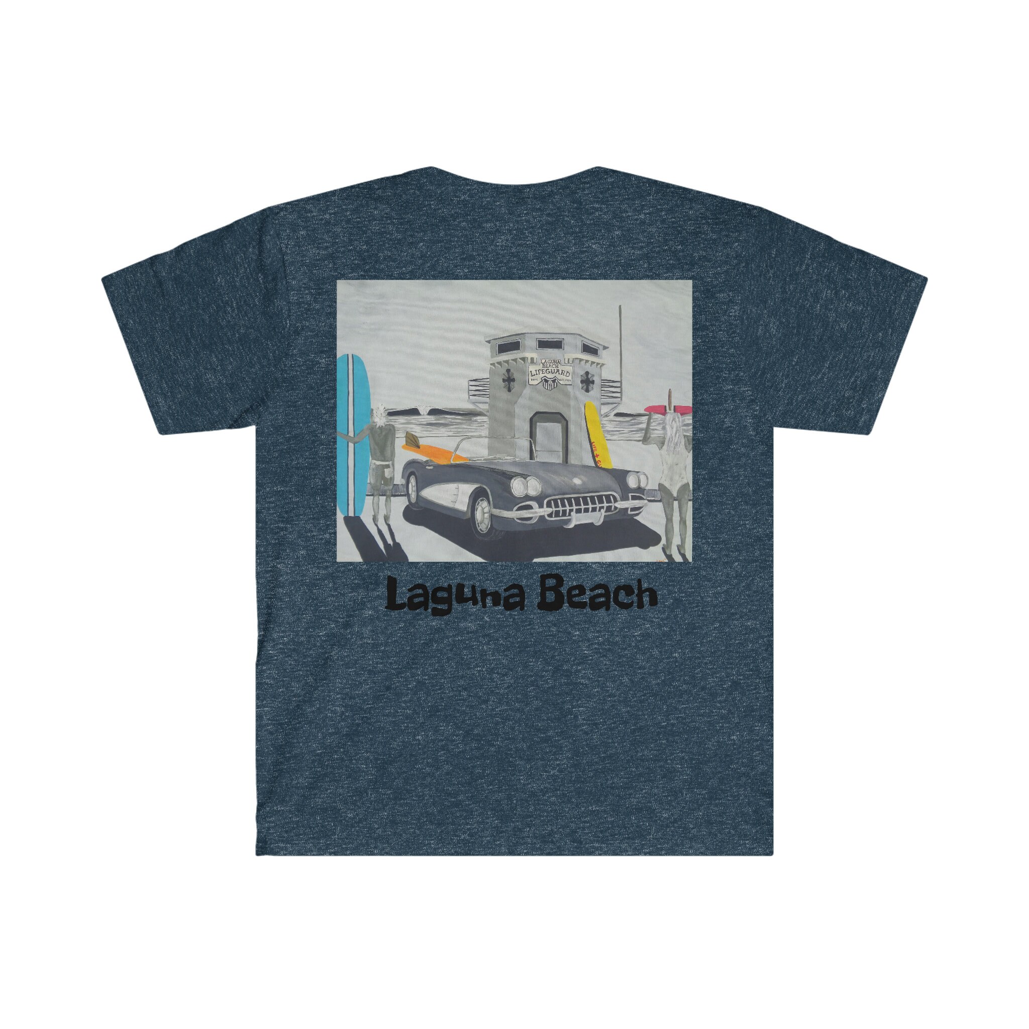 Laguna Beach Lifeguard Tower Unisex Softstyle T-shirt - Etsy